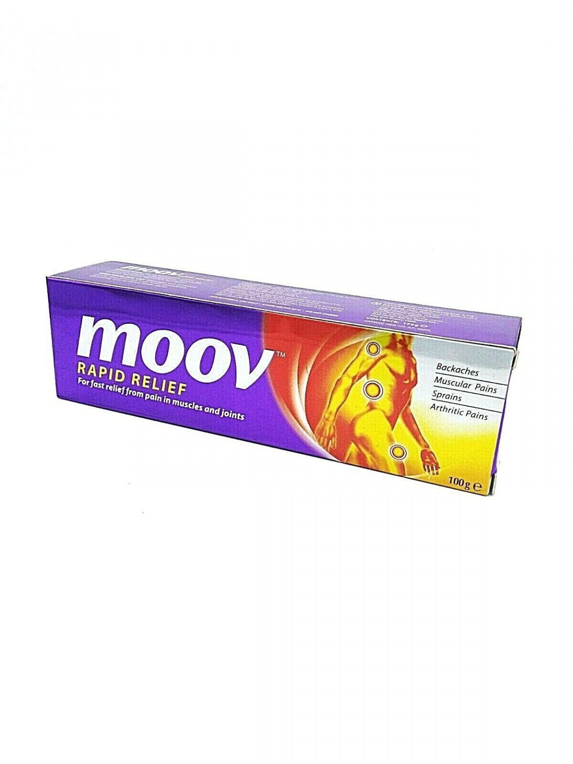 Crème ( MOOV Rapid Relief 50 g Et 100 g ) de massage anti douleurs aux ...