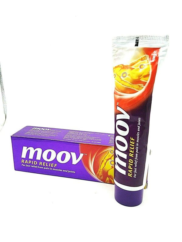 Crème ( MOOV Rapid Relief 50 g Et 100 g ) de massage anti douleurs aux ...